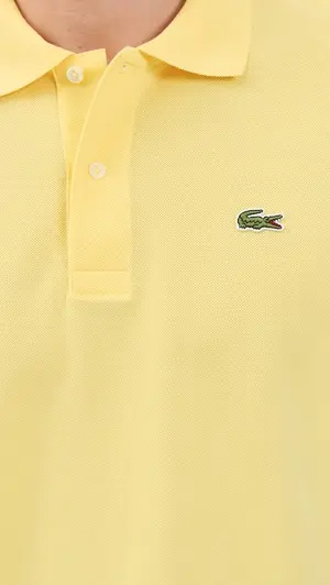 Lacoste Original Cotton Pique Polo - Yellow