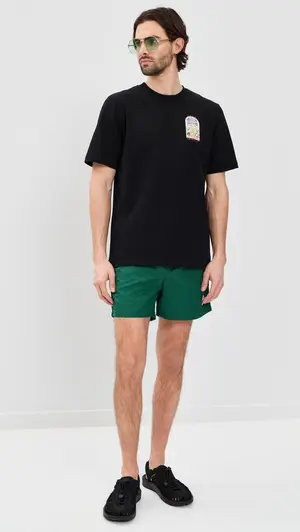 Casablanca Monogram Jacquard Swim Shorts - Green