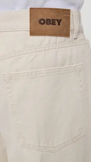 Obey Classic Baggy Jeans - Birch