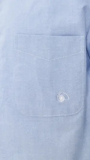 AARON LEVINE Logo Oxford Shirt