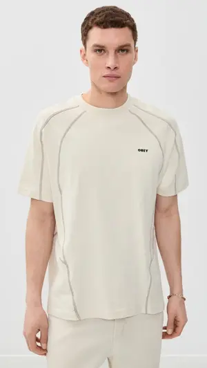 Obey Contrast Stitch Tee