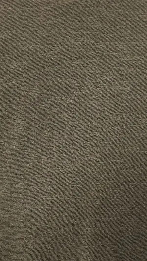 ALEX MILL Slub Tee - Olive Grey