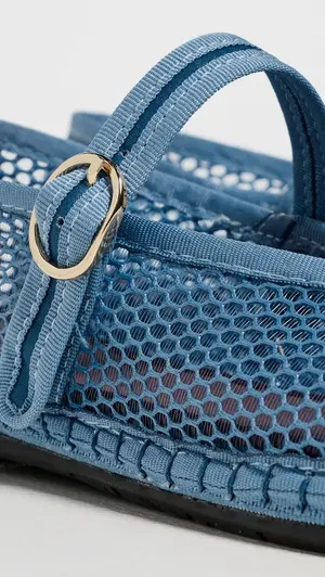 FLABELUS Isabella Mesh Flats - Blue