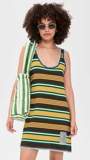 ALEMAIS Clover Knit Mini Dress