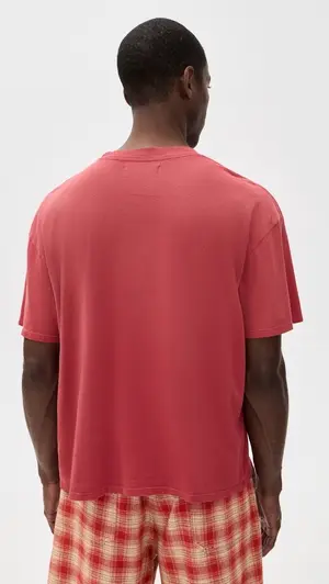 NAHMIAS Summerland State Boxy Tee - Ruby Jersey