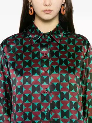 Cynthia Rowley Geometric Print Shirt