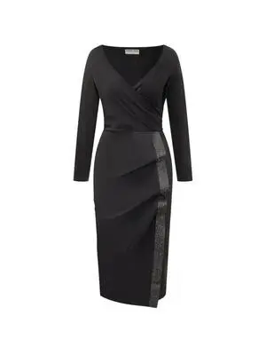 Long Sleeve V-Neck Cocktail Dresses