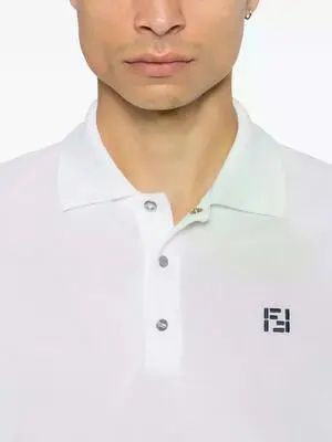 Fendi Logo-embroidered Polo Shirt
