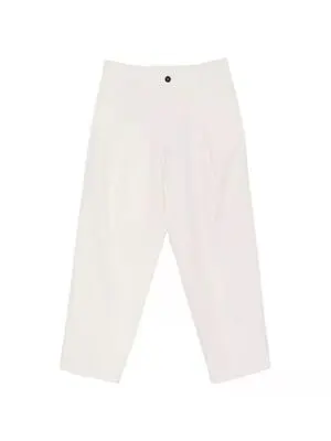 Herno Pleated Trousers - Neutrals