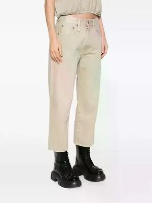 R13 X-fb Frayed Jeans - Neutrals