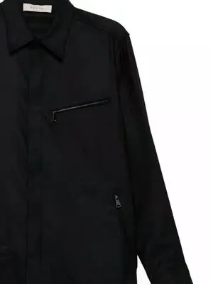 QASIMI Wool Zip Shirt