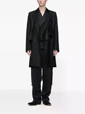 MAISON MARGIELA Raw-seams Trousers - Black