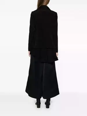 Yohji Yamamoto Draped Open-front Jacket