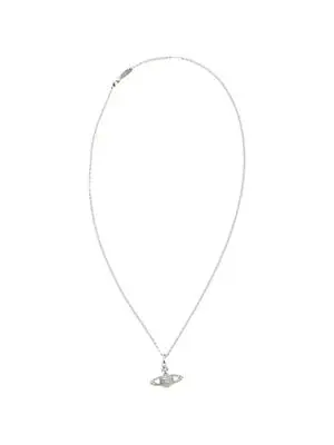 VIVIENNE WESTWOOD Mini Bas Relief Orb Pendant Necklace - Silver