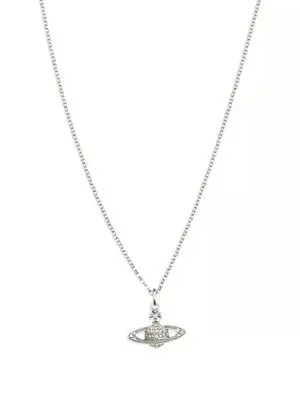 VIVIENNE WESTWOOD Mini Bas Relief Orb Pendant Necklace - Silver