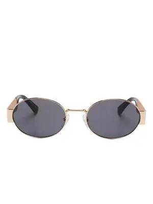 Moschino Oval-frame Sunglasses - Gold