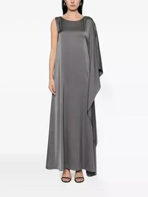 SILKYLICIOUS Muse Asymmetric Maxi Dress