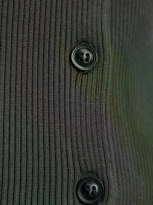 SAMSOE SAMSOE Ribbed Knit Cardigan With Button Fastening