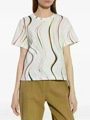 Paul Smith Patterned T-shirt - White