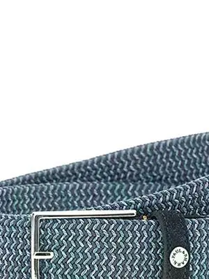 Paul & Shark Braided Elastic Belt - Blue