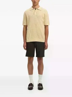 SELECTED Buttoned Shorts - Brown