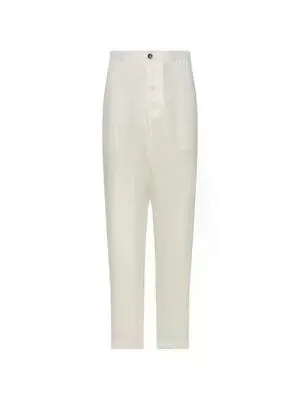 FRANZESE COLLECTION Linen Trousers - Neutrals