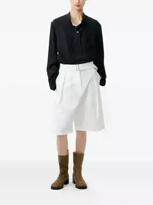 Studio Nicholson Twill Grandad-collar Pocket Shirt