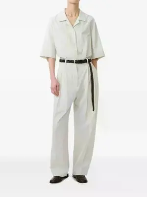 Studio Nicholson Delos Point-collar Pocket Shirt - Neutrals