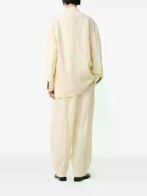 Studio Nicholson Carvo Herringbone Drawcord Trousers