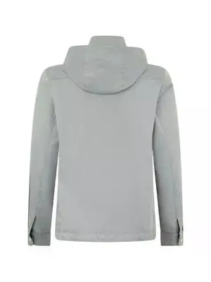 MOORER Hooded Button Jacket