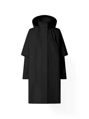 SAVE THE DUCK Hooded Zip Coat - Black