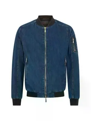 MOORER Zip Denim Jacket