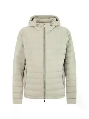 MOORER Hooded Quilted Jacket