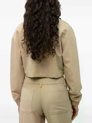Hugo Pinstripe Zipped Jacket