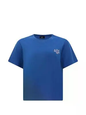 A.p.c. Logo T-shirt - Blue