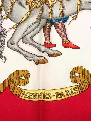Hermès Silk Scarf - Red