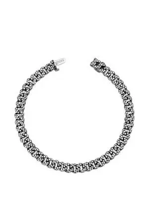 Shay Mini Pavé Link Diamond Bracelet - Black