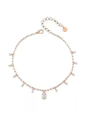 Shay Diamond Choker Necklace - Pink