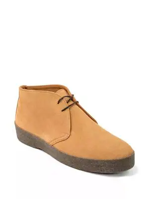 SANDERS Lace-up Suede Desert Boots - Neutrals