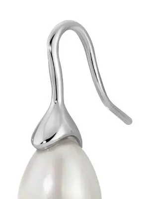 HEAVEN MAYHEM Odette Pearl Drop Earrings - Silver