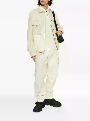 Moncler Patch-pocket Buttoned Jacket - Neutrals