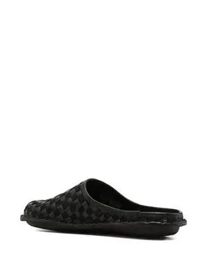 Comme Des Garçons Woven Leather Mules
