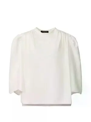 Fabiana Filippi Crew Neck Top - White