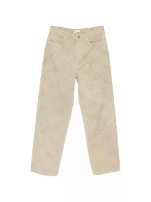 Liu Jo Floral Trousers - Neutrals