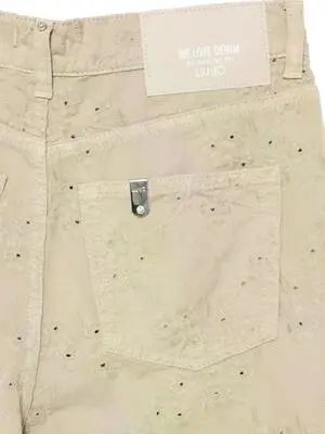 Liu Jo Floral Trousers - Neutrals
