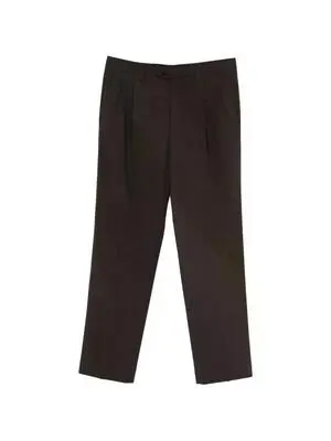MAISON MARGIELA Pleated Trousers - Brown