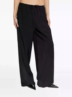 Alexander Wang Drawstring-fastening Trousers - Black
