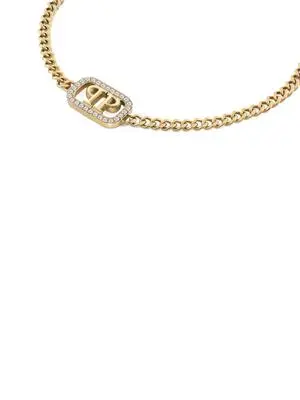 Philipp Plein Lettering Crystal Bracelet
