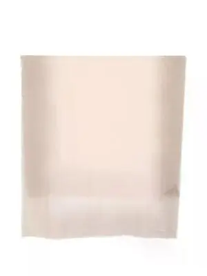 Emporio Armani Frayed Scarf - Neutrals