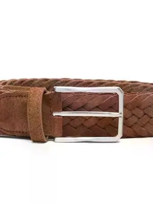 Canali Braided Belt - Brown